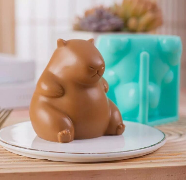 3D JIGGLY CAPYBARA – CAPIVARA SILICON MOULD – Ornabliss